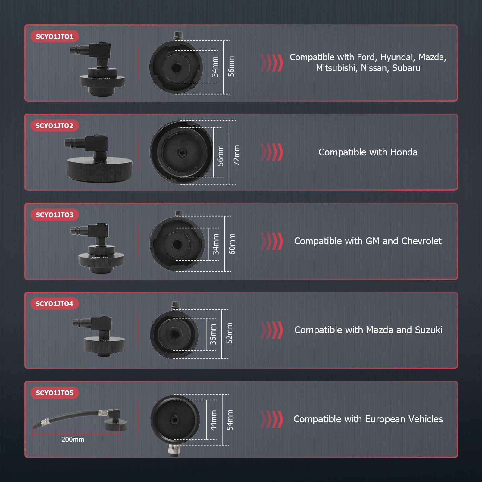 Snapklik.com : Brake Bleeder Adapter 10-Piece, Master Cylinder Bleeder ...