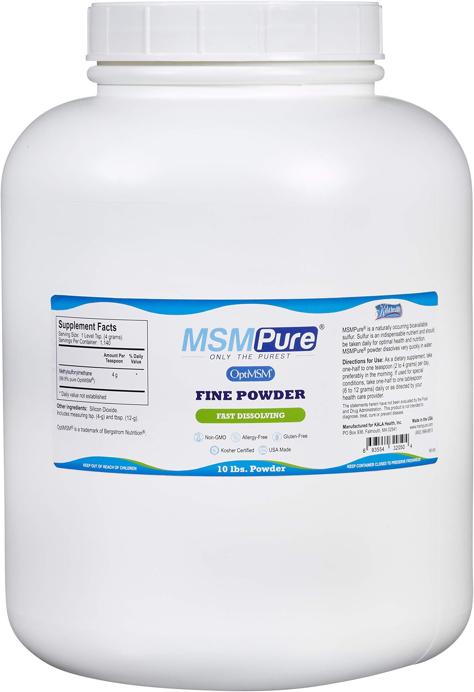 Amazon.com: BlueBonnet MSM Powder, 8 Ounces : Health & Household