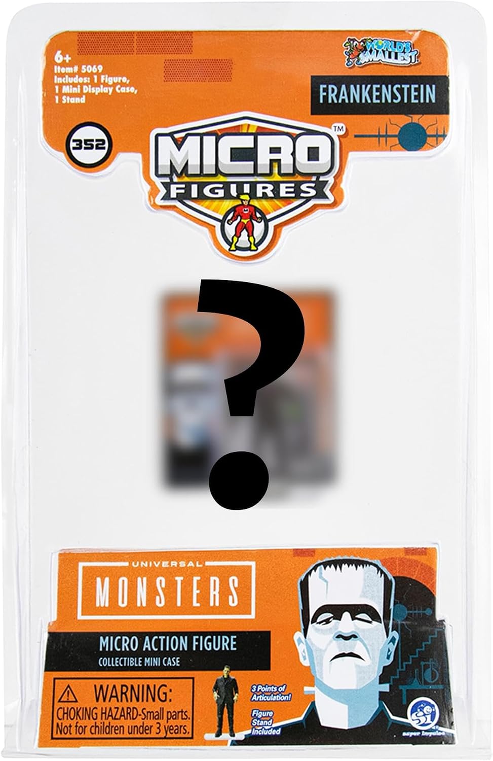 Amazon.com: Worlds Smallest Universal Monsters Micro Figure | One ...