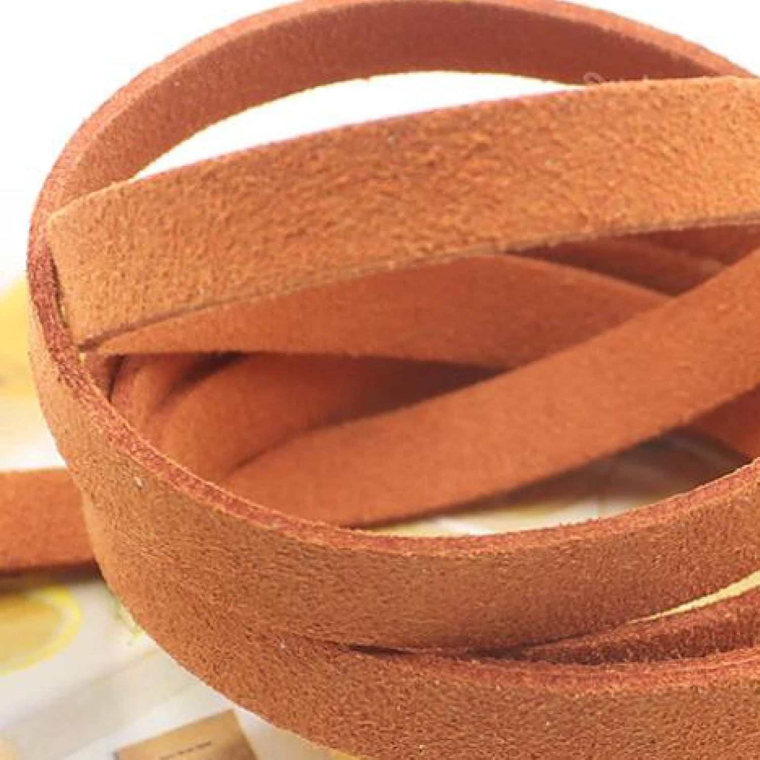 Amazon.com: Flat Faux Leather Cord 10mm X 1 Yard - Faux Suede Cord ...