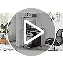 Amazon.com: Topeakmart 3 Tier Computer Desk with Printer Shelf and ...