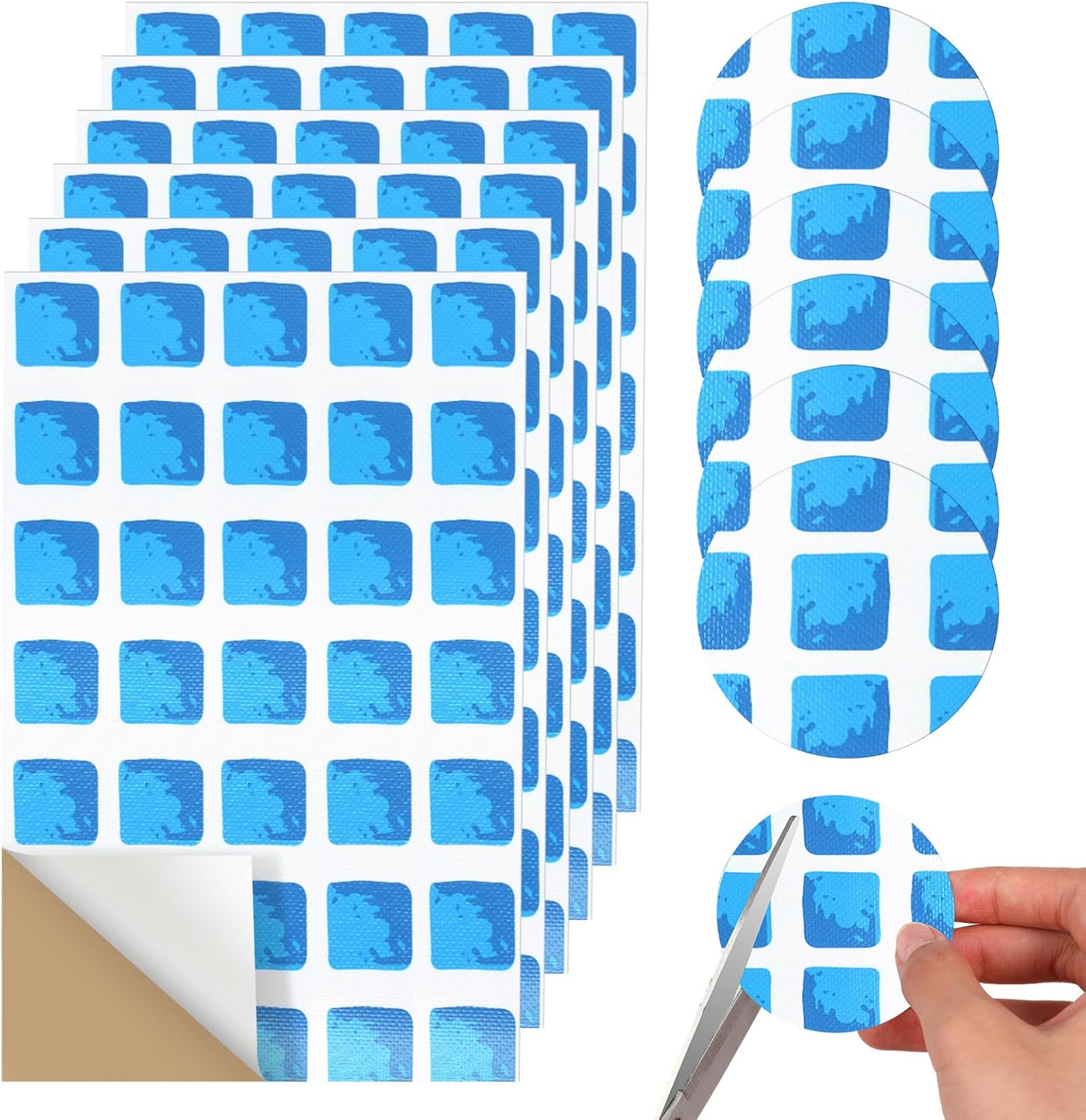 Amazon.com : Yexiya 12 pcs Vinyl Pool Patch Repair Kit Underwater Patch ...