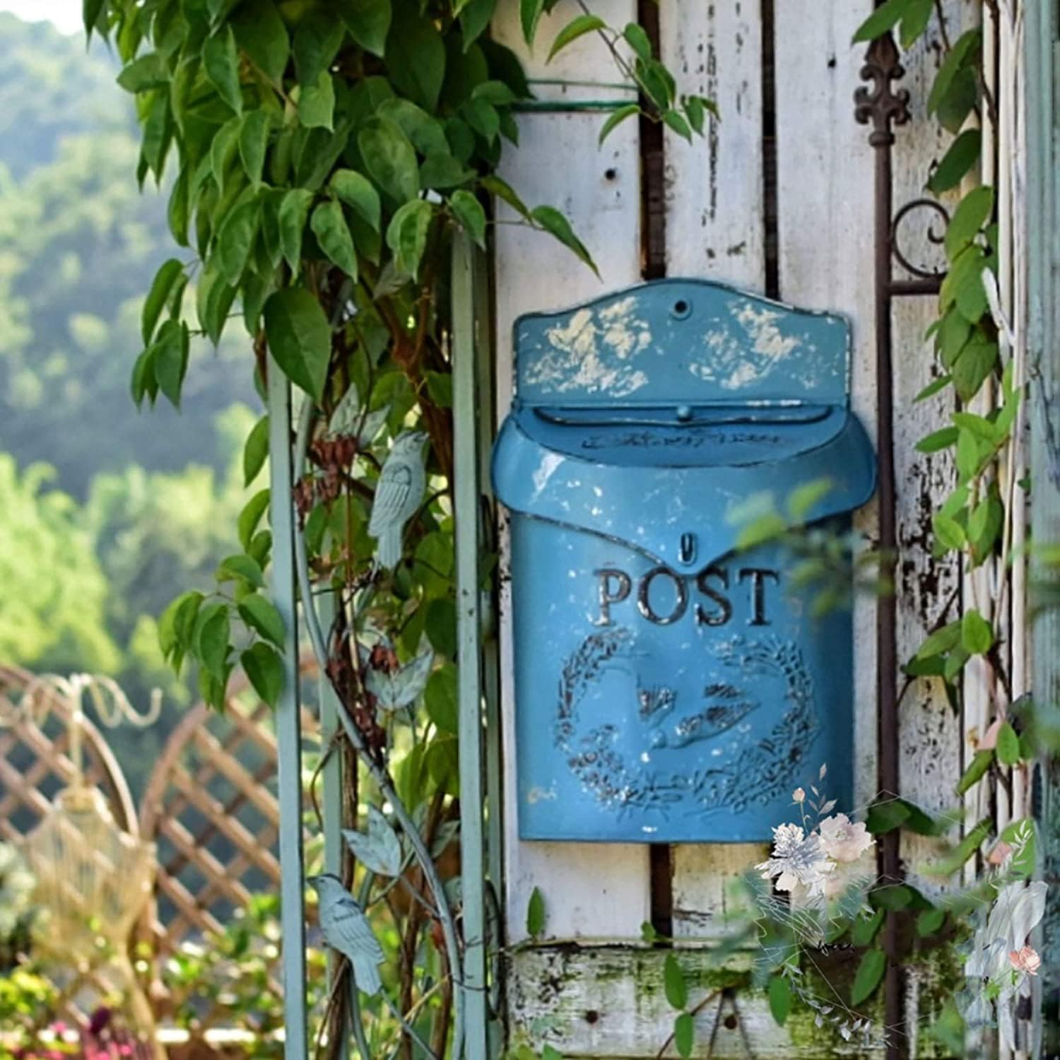 Amazon.com: ASIORI Wall-Mount Mailbox,Drop Box,Wall Mount Letterbox ...