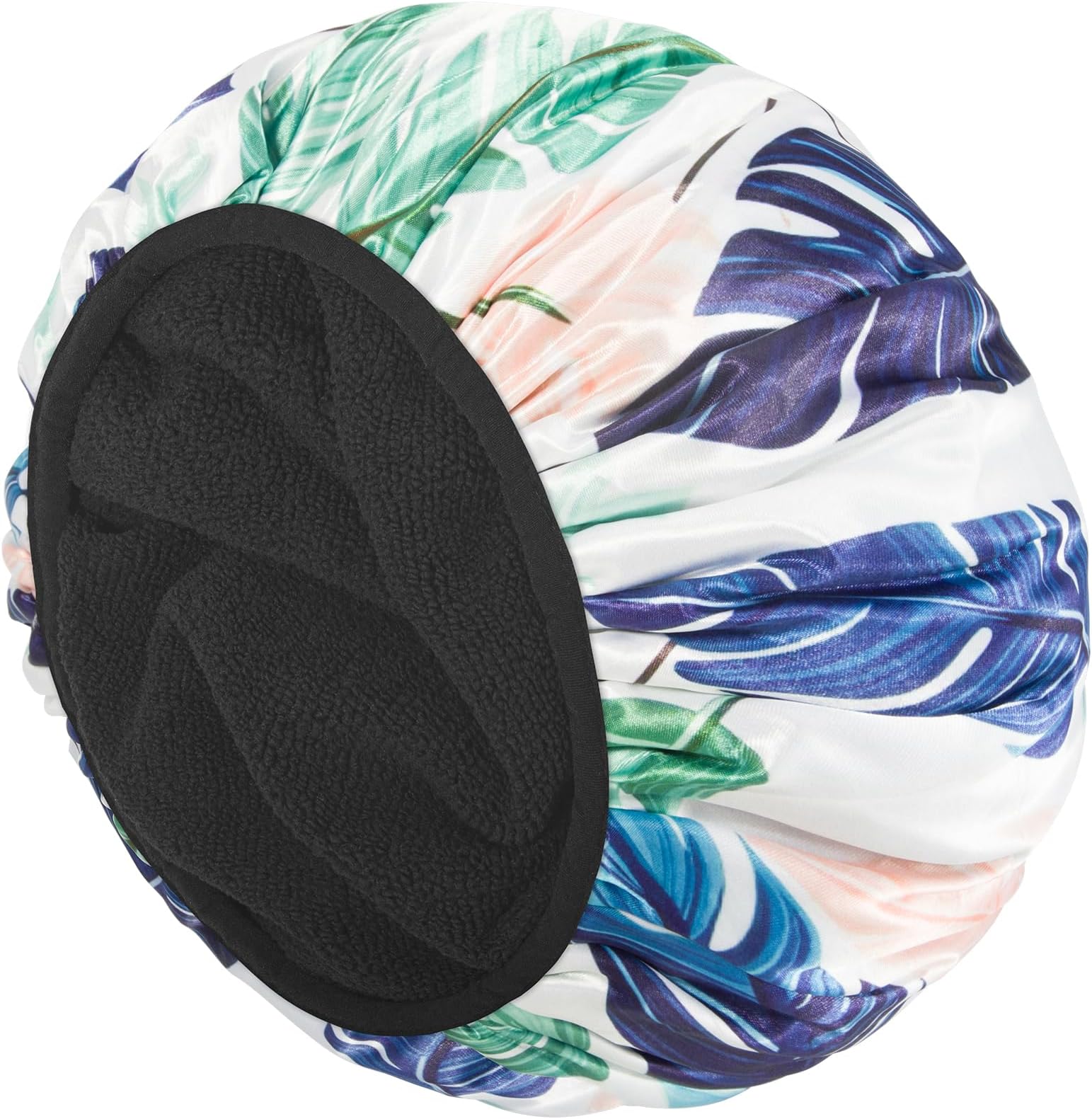 Amazon.com : Auban Shower Cap, Terry Lined Shower Caps, 3 Layer Large ...