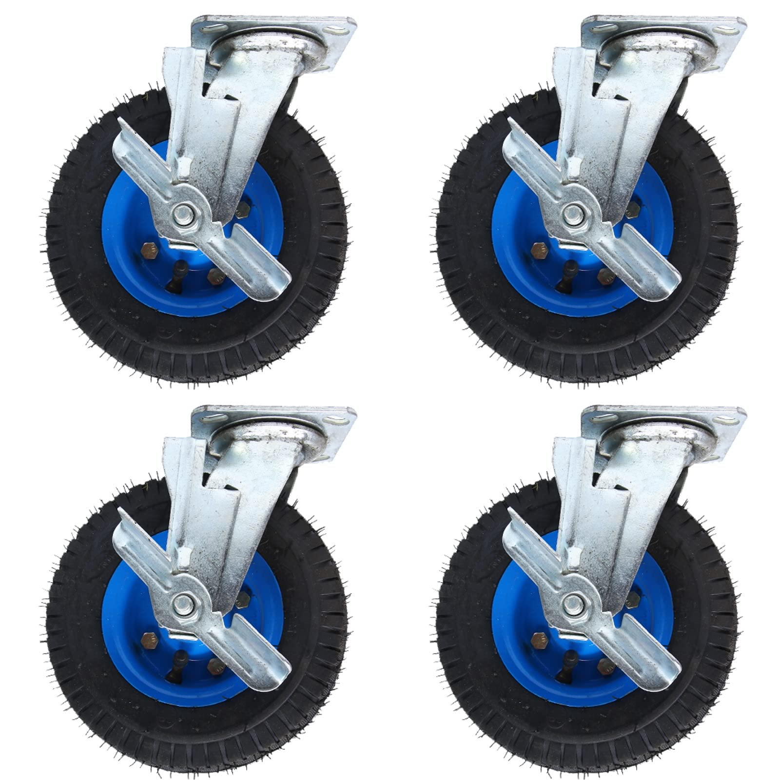 Swivel Casters Set Of 4 Heavy Duty Castor Wheels Side | Desertcart Sri ...