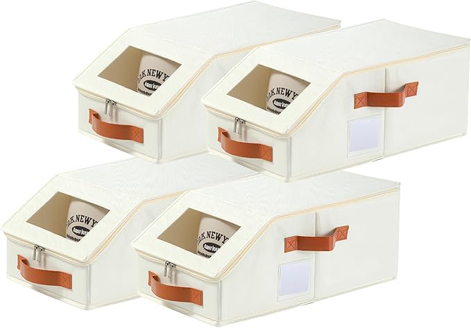 Amazon.com - Hat Storage Organizer For Baseball Caps, Stackable Hat Box ...