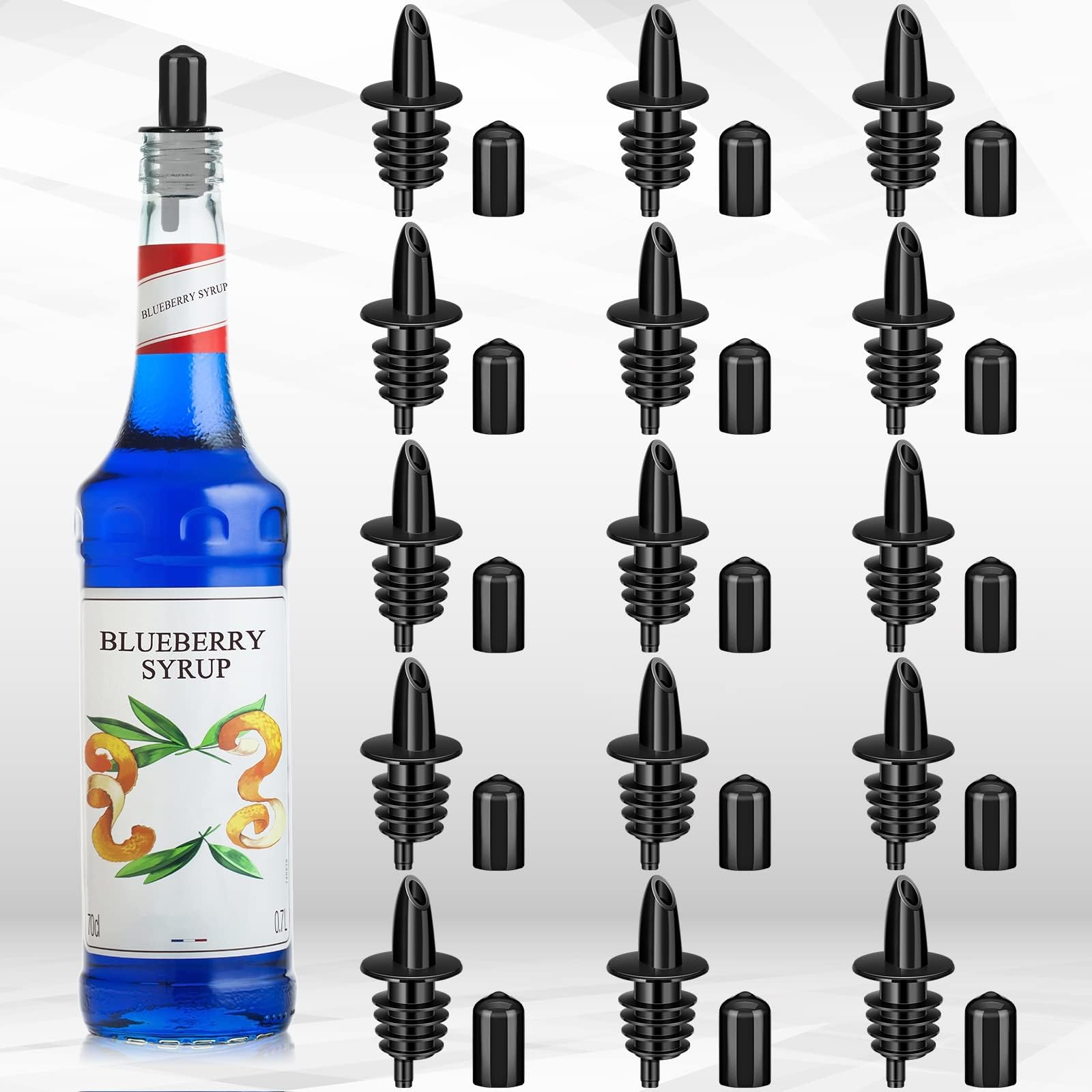 Amazon.com: eBoot 150 Pack Pour Spot Caps Pourer Covers Liquor Caps ...