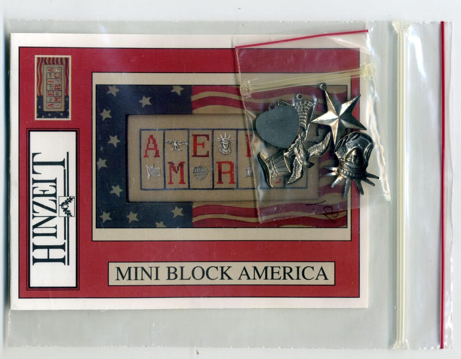 Amazon.com: Hinzeit Mini Block America Cross Stitch : Arts, Crafts & Sewing