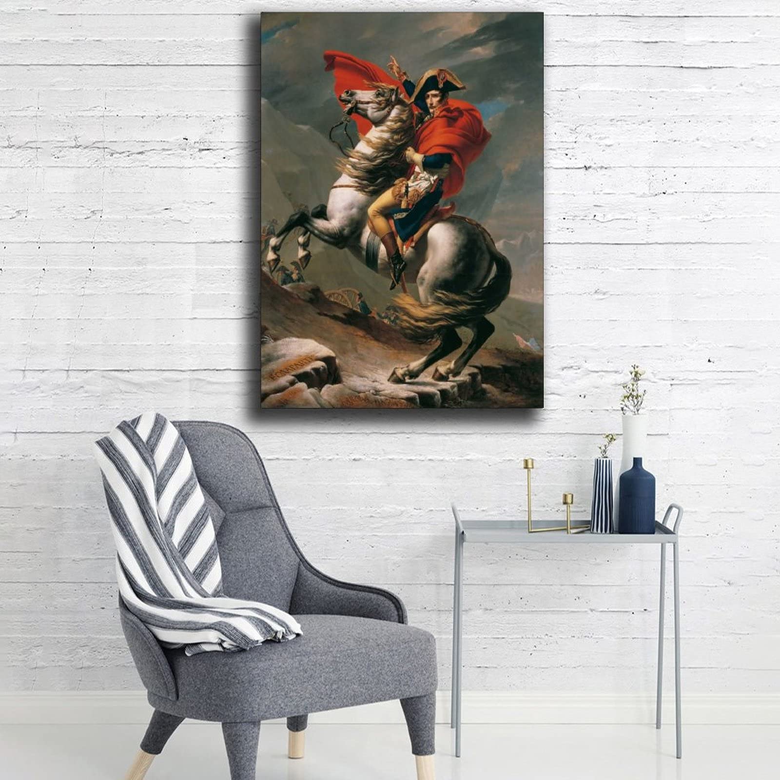 Napoleon Crossing The Alps High Resolution