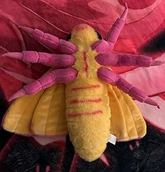 Amazon.com: FRANKIEZHOU Realistic Rosy Maple Moth Plush Animal - Rose Color 15 Inch,Maple Leaf ...