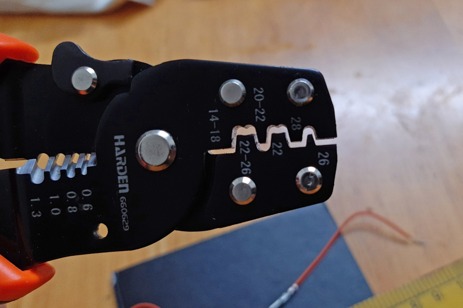 Harden 200mm Professional 0.6-2.6mm Multi-Function Crimping Stripper ...