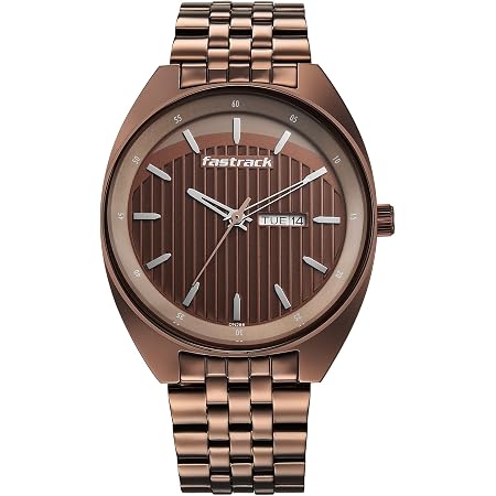 Fastrack Analog Brown Dial Men's Casual Watch : Amazon.in: Fashion