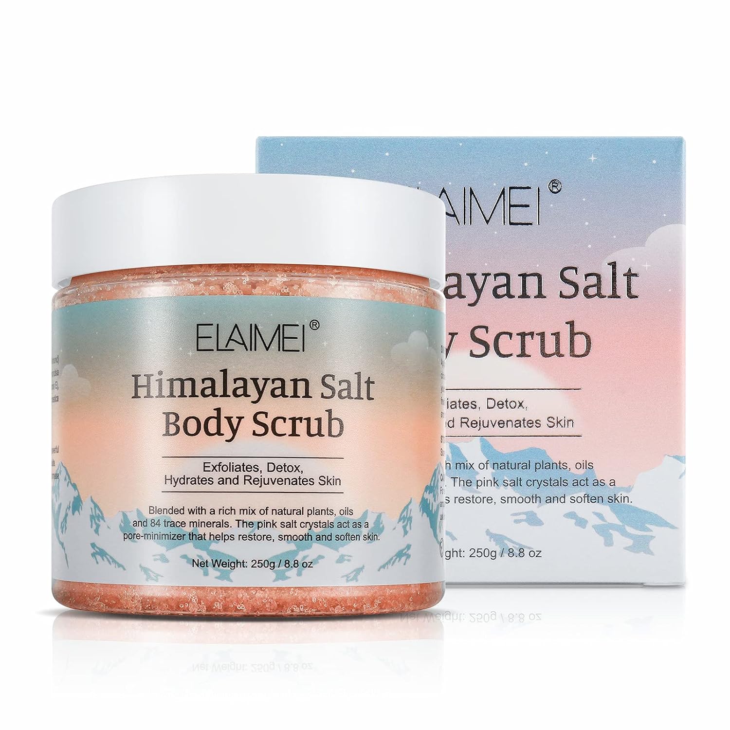 Amazon.com : moulis Himalayan Salt Body Scrub,Natural Hydrating and ...