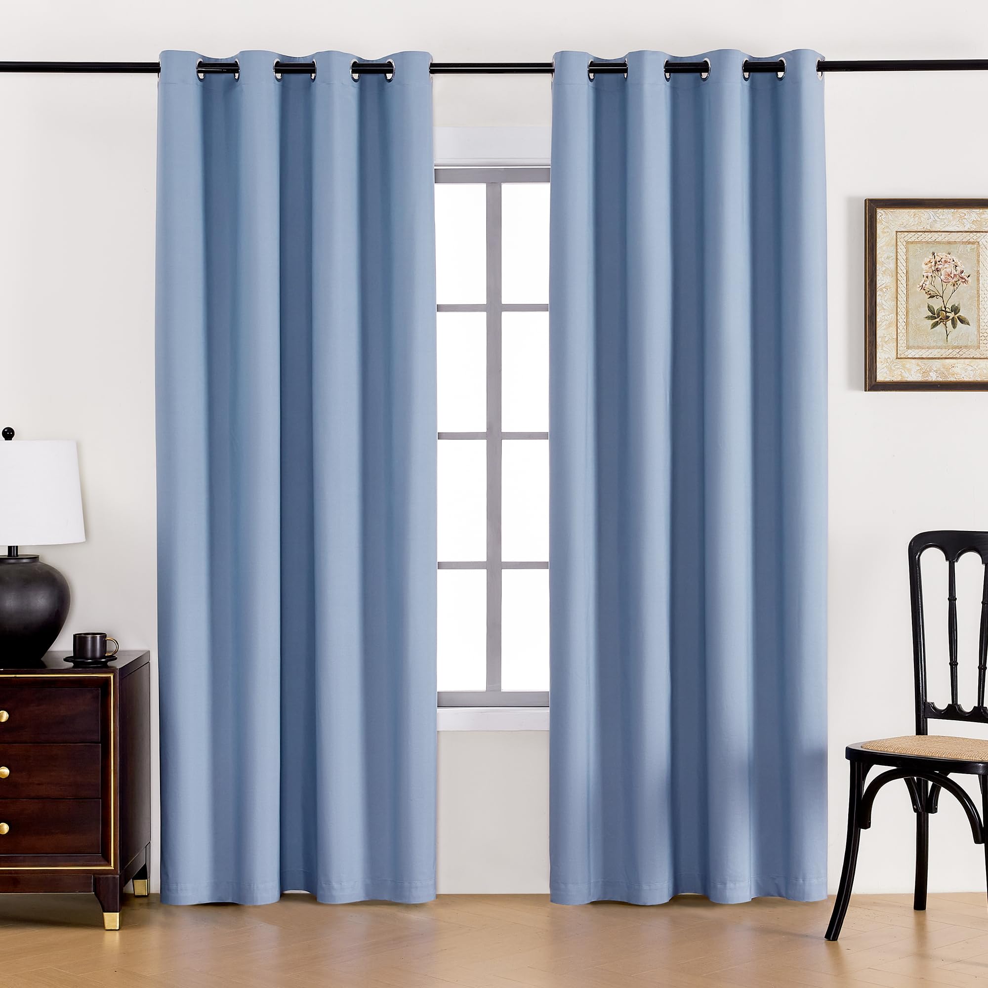 Amazon.com: YC WINRRARII Upgraded Blackout Curtains for Bedrooms, 84 ...