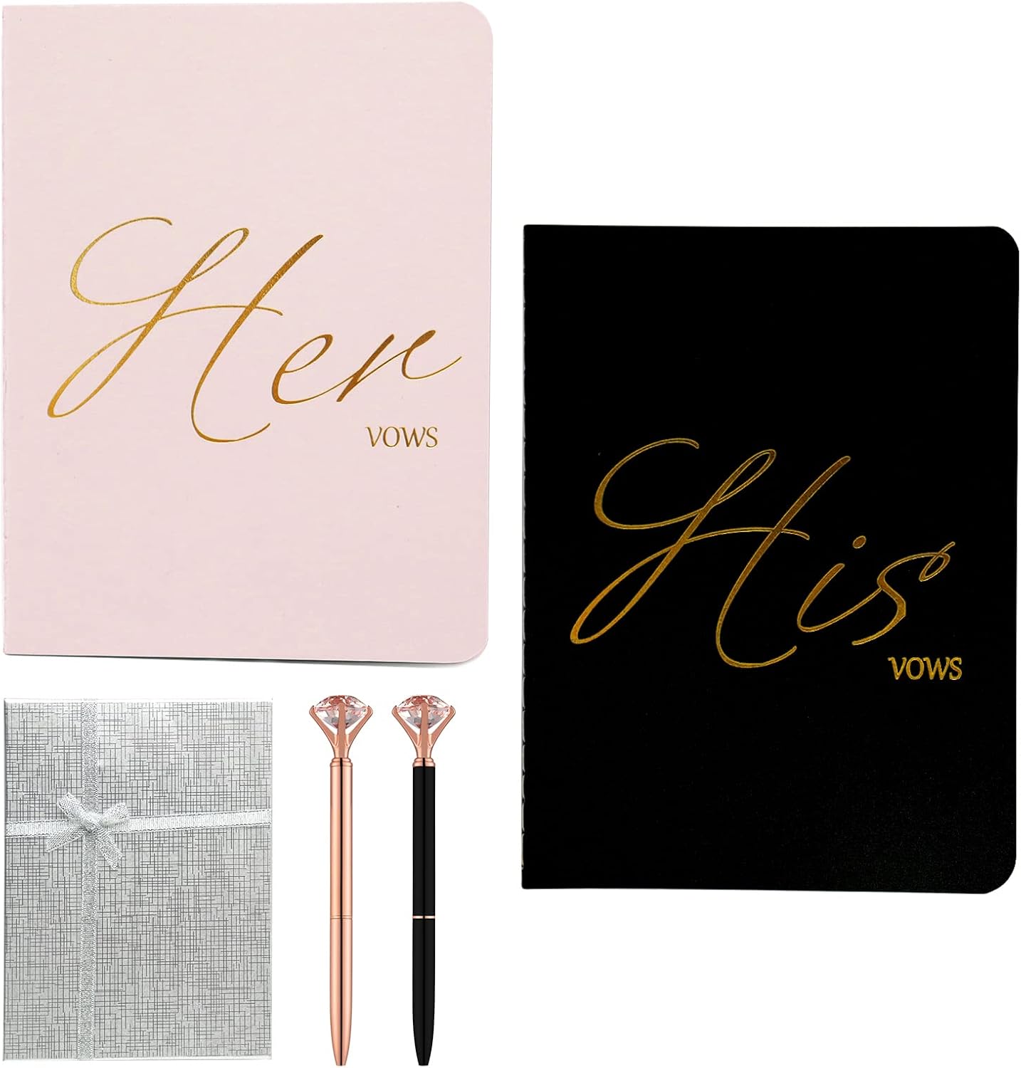 Amazon.com: Vow Books His and Hers, Vow Books for Wedding & Vow Renewal ...