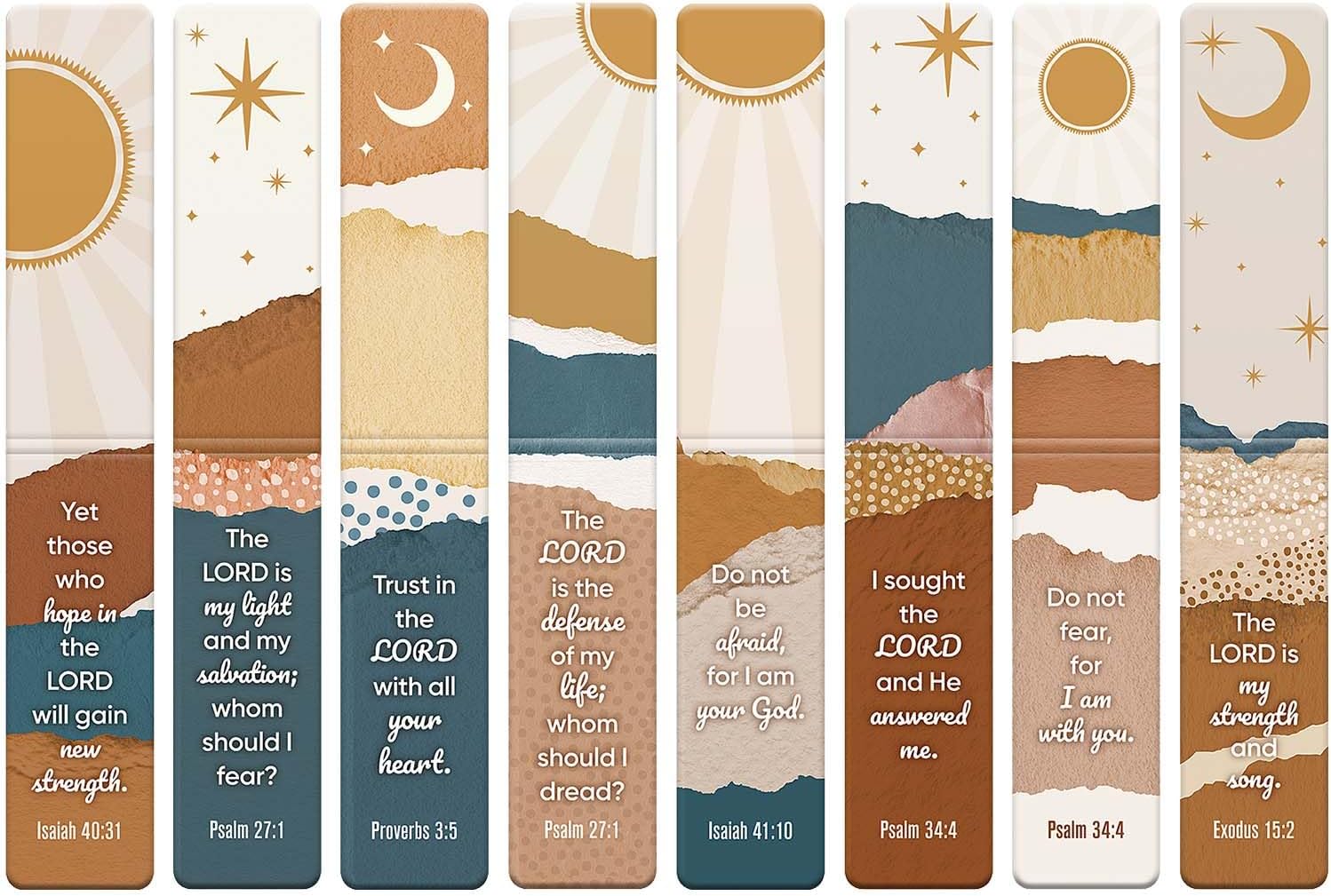 Amazon.com: Morjor 8 Pcs Magnetic Bible Verse Bookmarks with Envelope ...