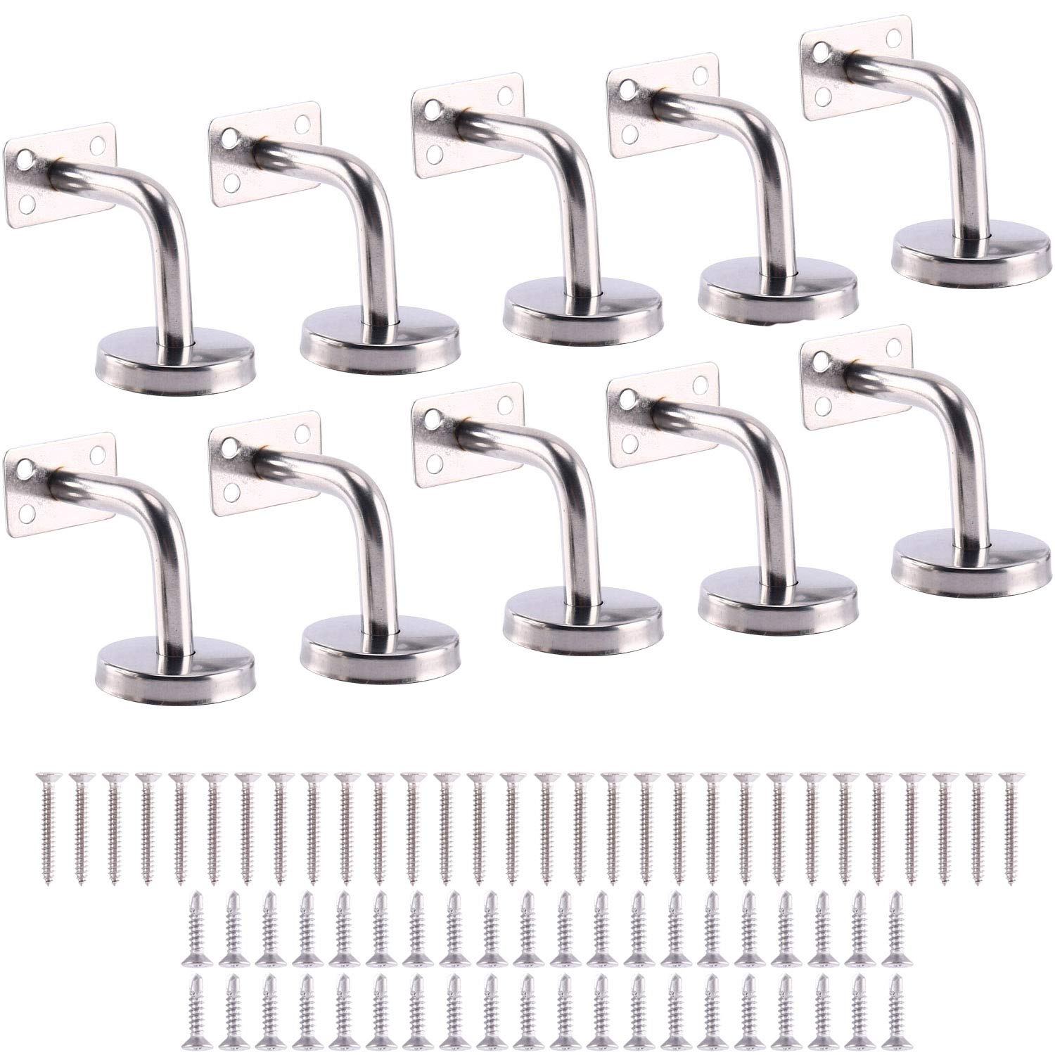 Buy Homend Stainless Steel Wall Stair Handrail Brackets W Base Flange buy-homend-stainless-steel-wall-stair-handrail-brackets-w-base-flange