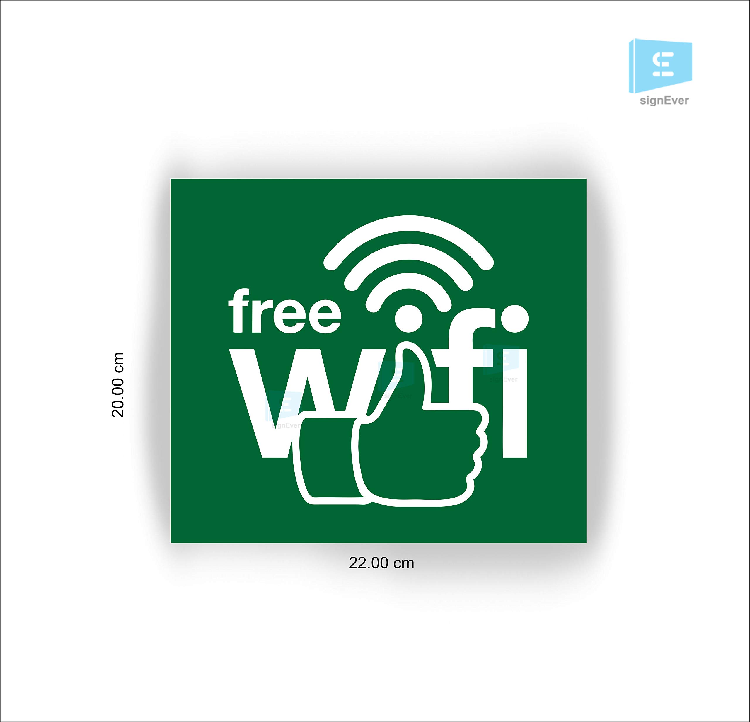 Buy SIGN EVER Free Wifi Sign Boards For Cafe Restaurant Shop Office ...