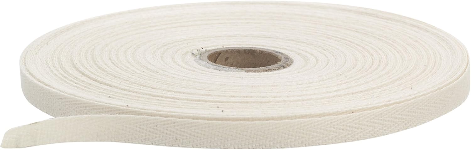 Amazon.com: Pearl .25" Wide Twill Tape, 36 yd, Natural