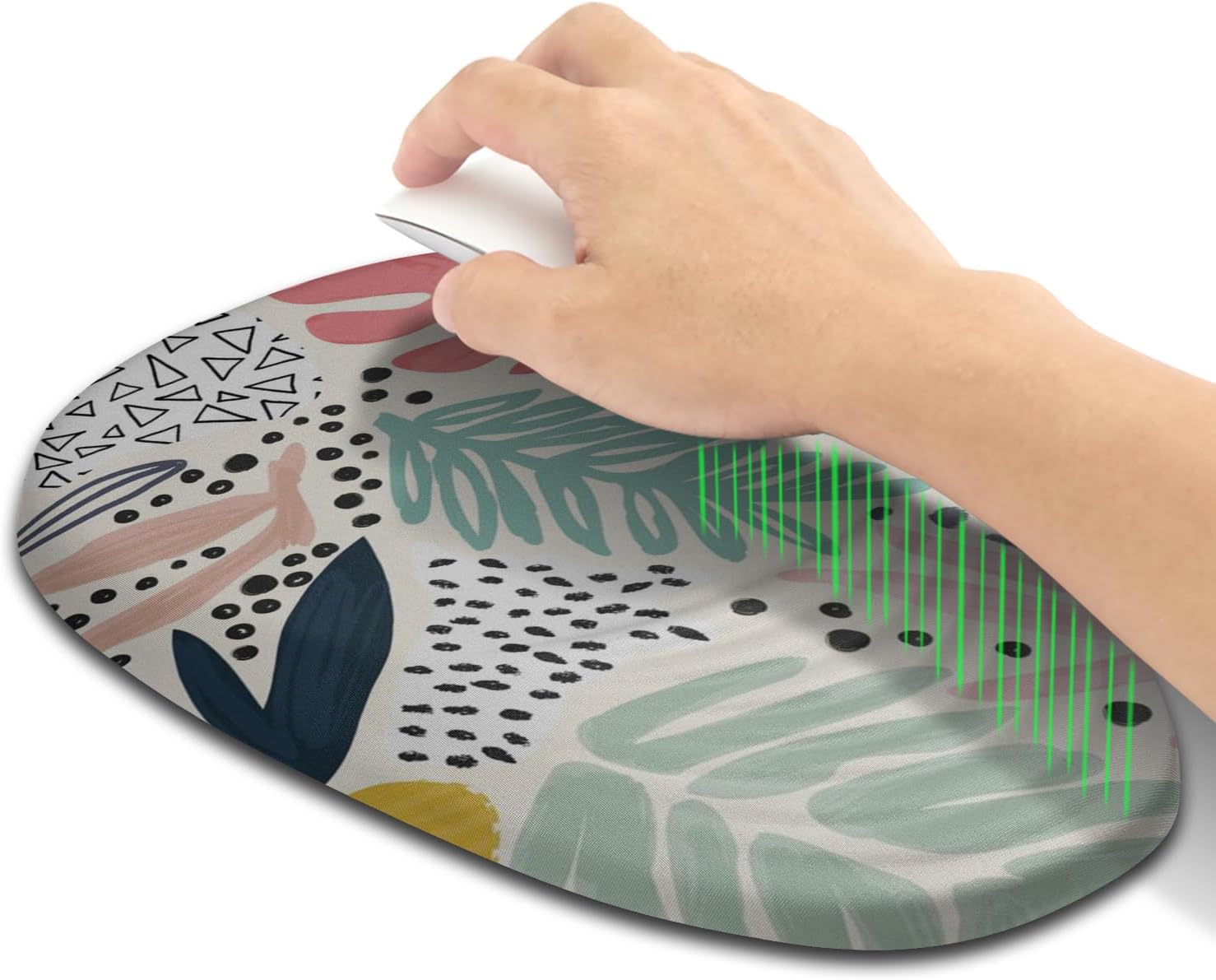 Amazon.com : Hokafenle Ergonomic Mouse Pad Wrist Support with Stepped ...