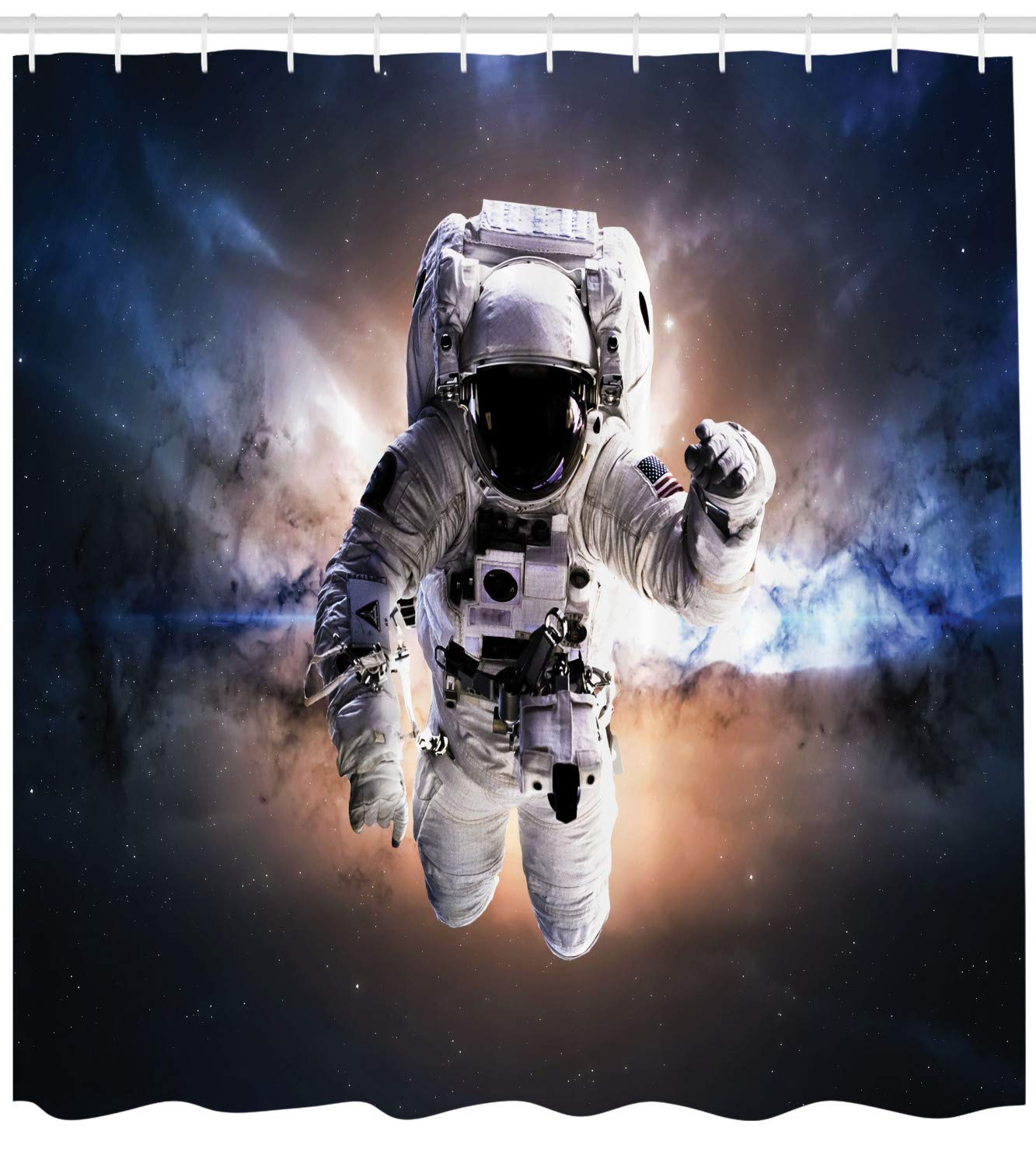 Astronaut Bathing In Space