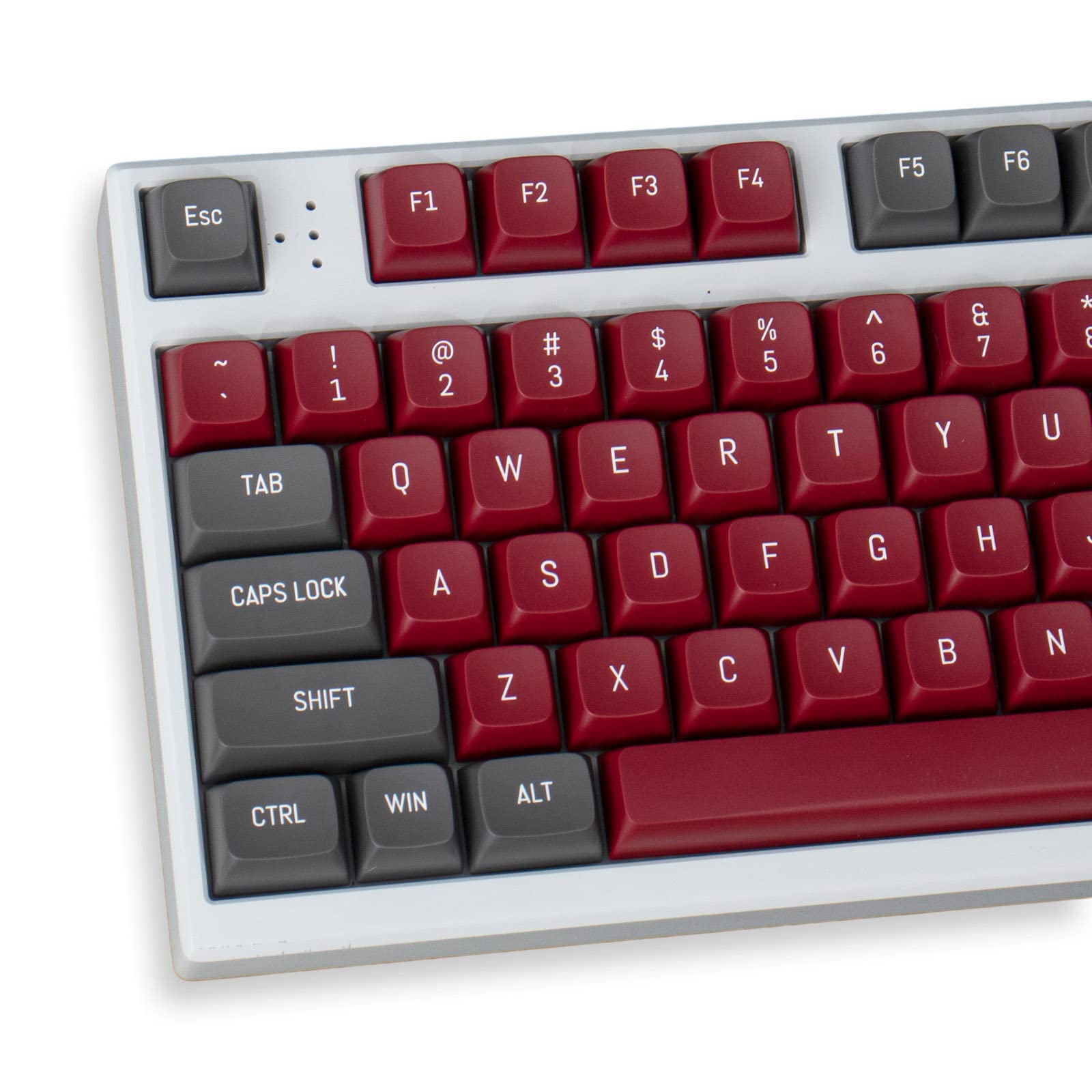 Buy Grey Red Keycaps Set 150 Keys MSA Profile Double ISO/ANSI Layout ...