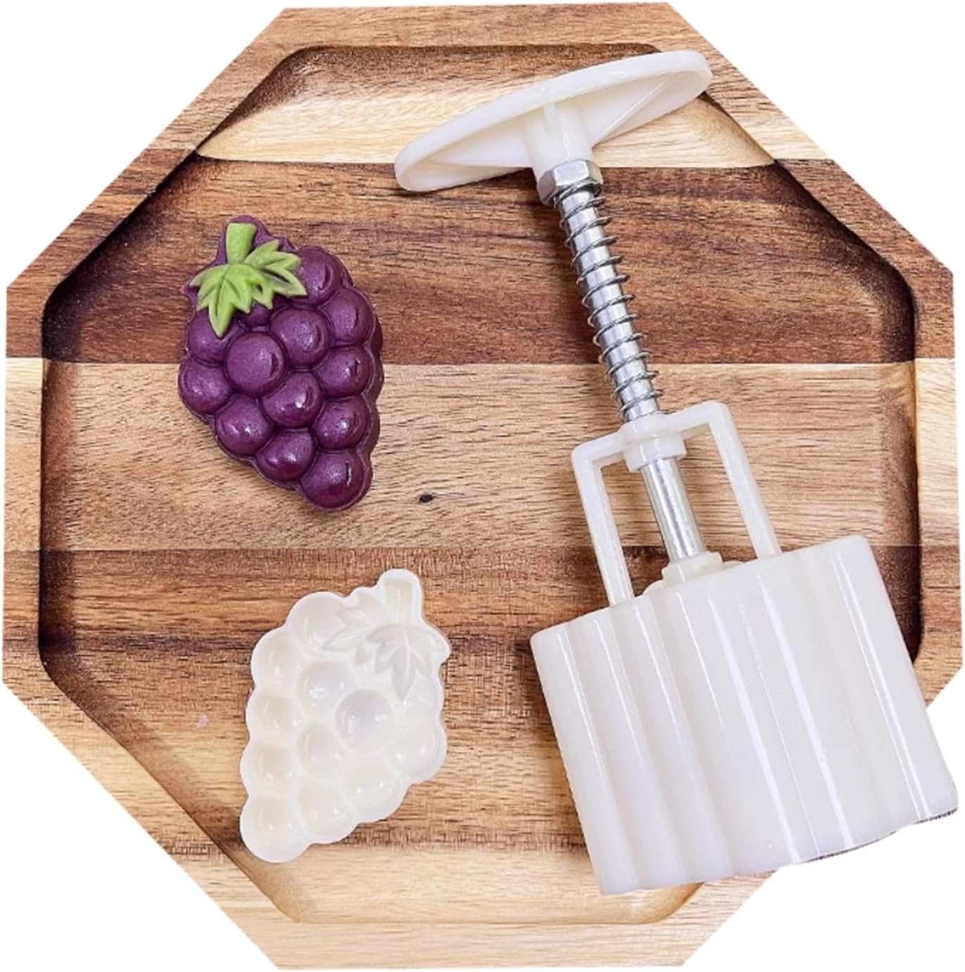 Amazon.com: SOGIBUR Grape Mooncake Mold,Cookie Stamps Hand-pressed Mold ...