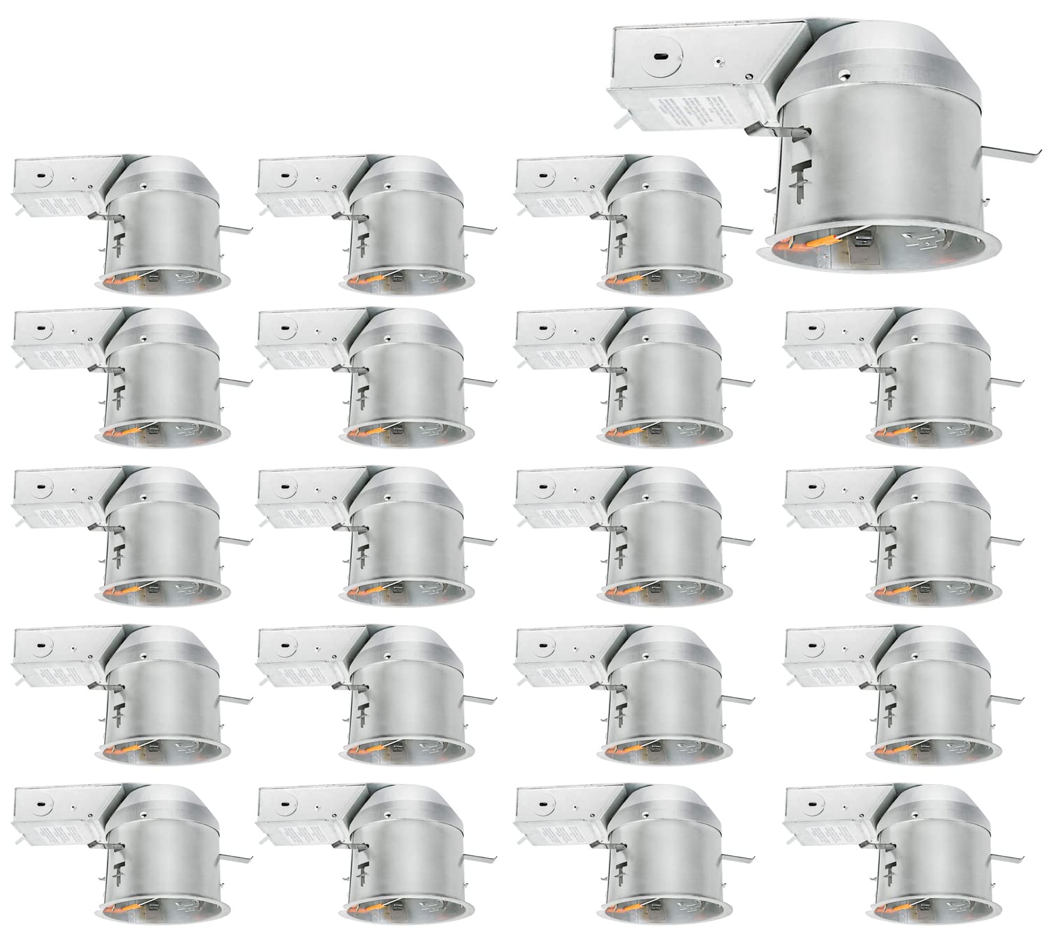 Snapklik.com : 24 Pack 4 Inch Recessed Lighting Housing Remodel ...