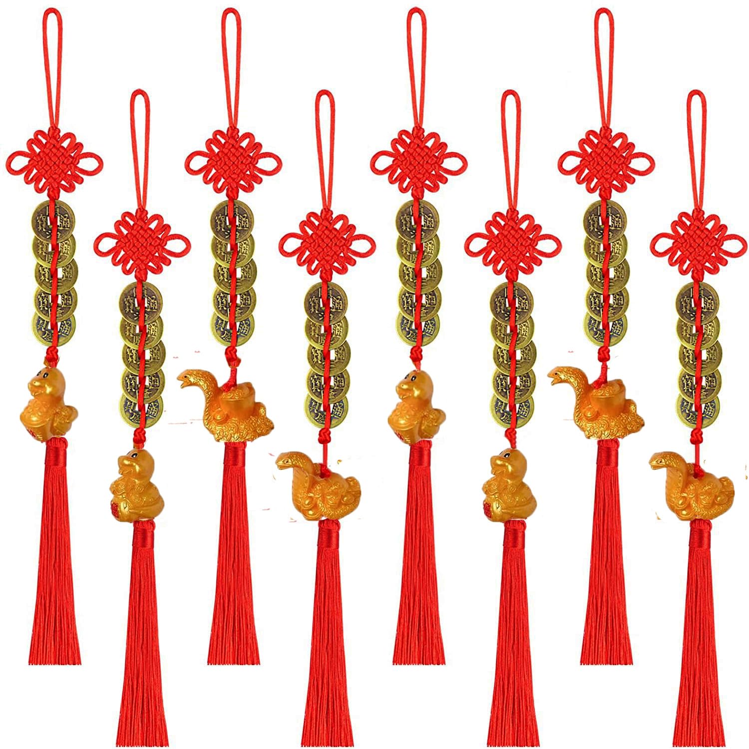 Amazon.com: 8 Pieces Chinese New Year Decorations 2025 Year of Snake ...