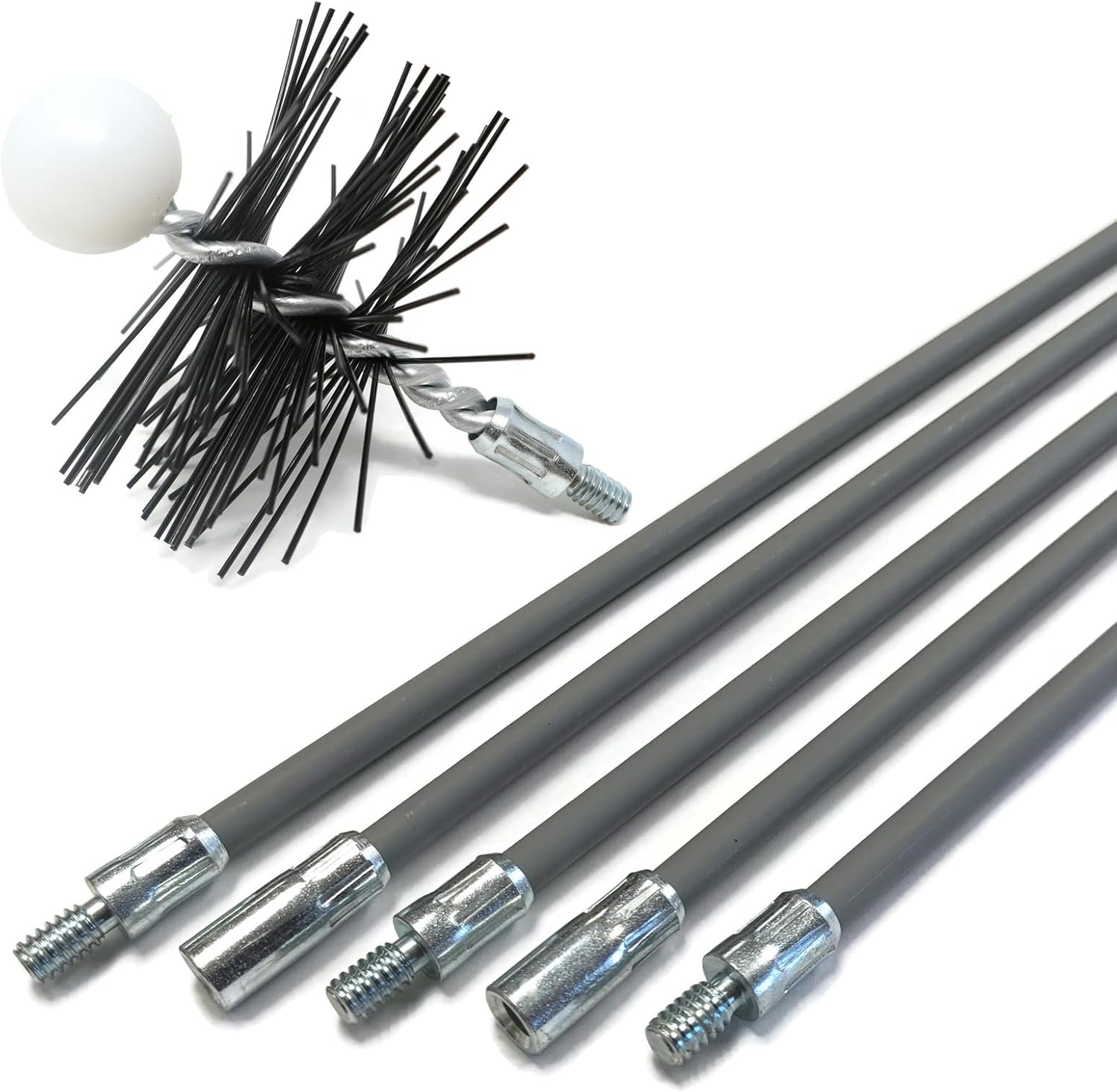 Amazon.com: Midwest Hearth 3-Inch Round Pellet Stove Chimney Brush and ...