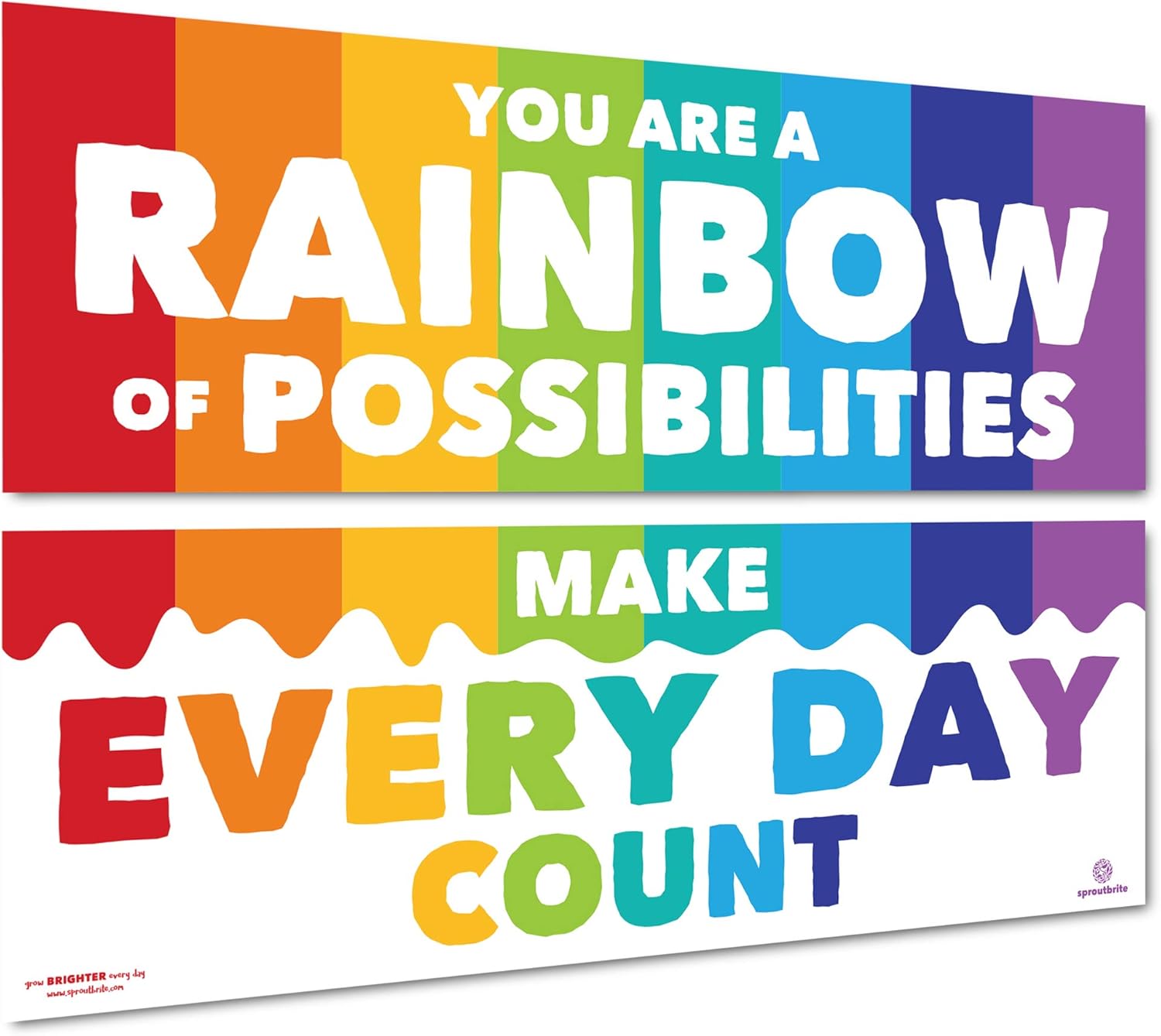 Amazon.com: Sproutbrite Classroom Decorations - Posters and Banners for ...