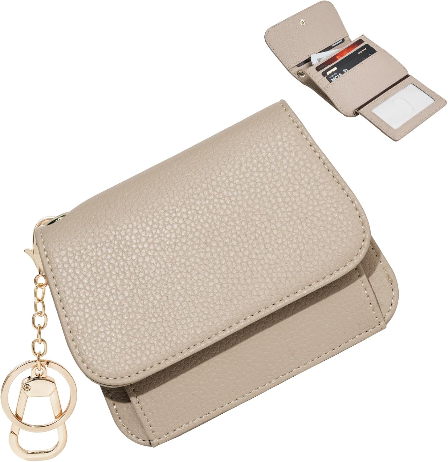 Amazon.com: Sunpour Women Small Wallet RFID Blocking Slim Wallet with ...