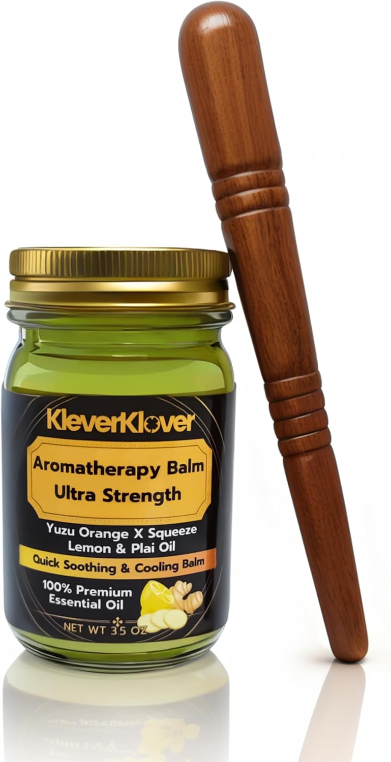 Amazon.com: KleverKlover Back and Neck Aromatherapy Balm Ultra Strength ...