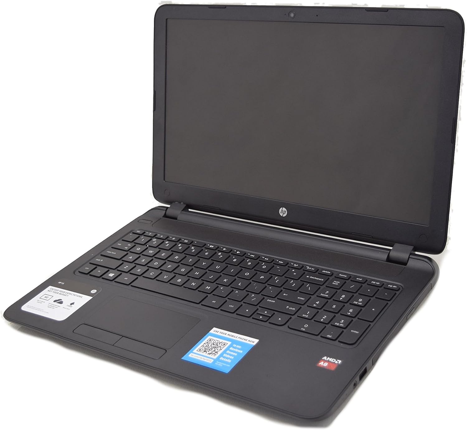 HP 15-f215dx 15.6-inch Laptop PC - AMD Quad-core A8 / 4GB Memory ...
