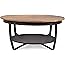 Amazon.com: Christopher Knight Home Lydia Coffee Table, Natural, Gold ...