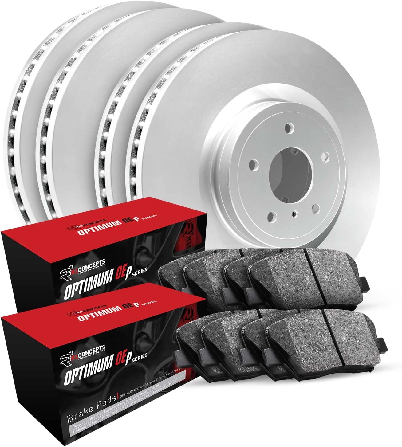 Amazon.com: R1 Concepts Front Rear Brakes and Rotors Kit |Front Rear Brake Pads| Brake Rotors ...