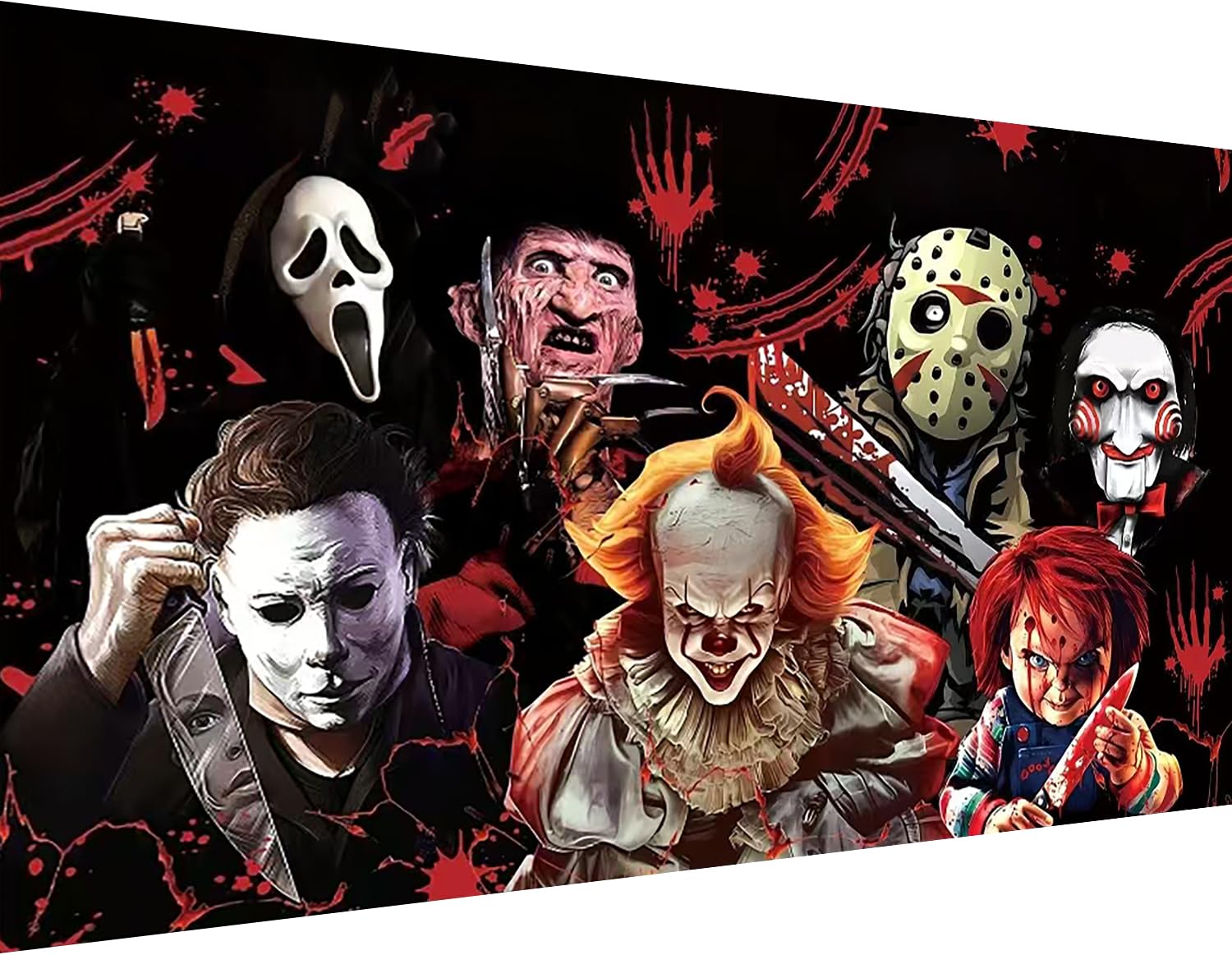 Amazon.com: KYOQFVN Halloween Diamond Art Kits for Adults,5D Full Round ...