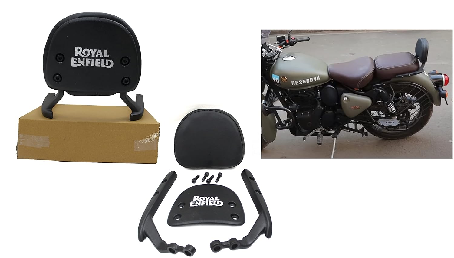 Reborn 350 Backrest Fit For All Royal Enfield Reborn Classic 350 Models ...