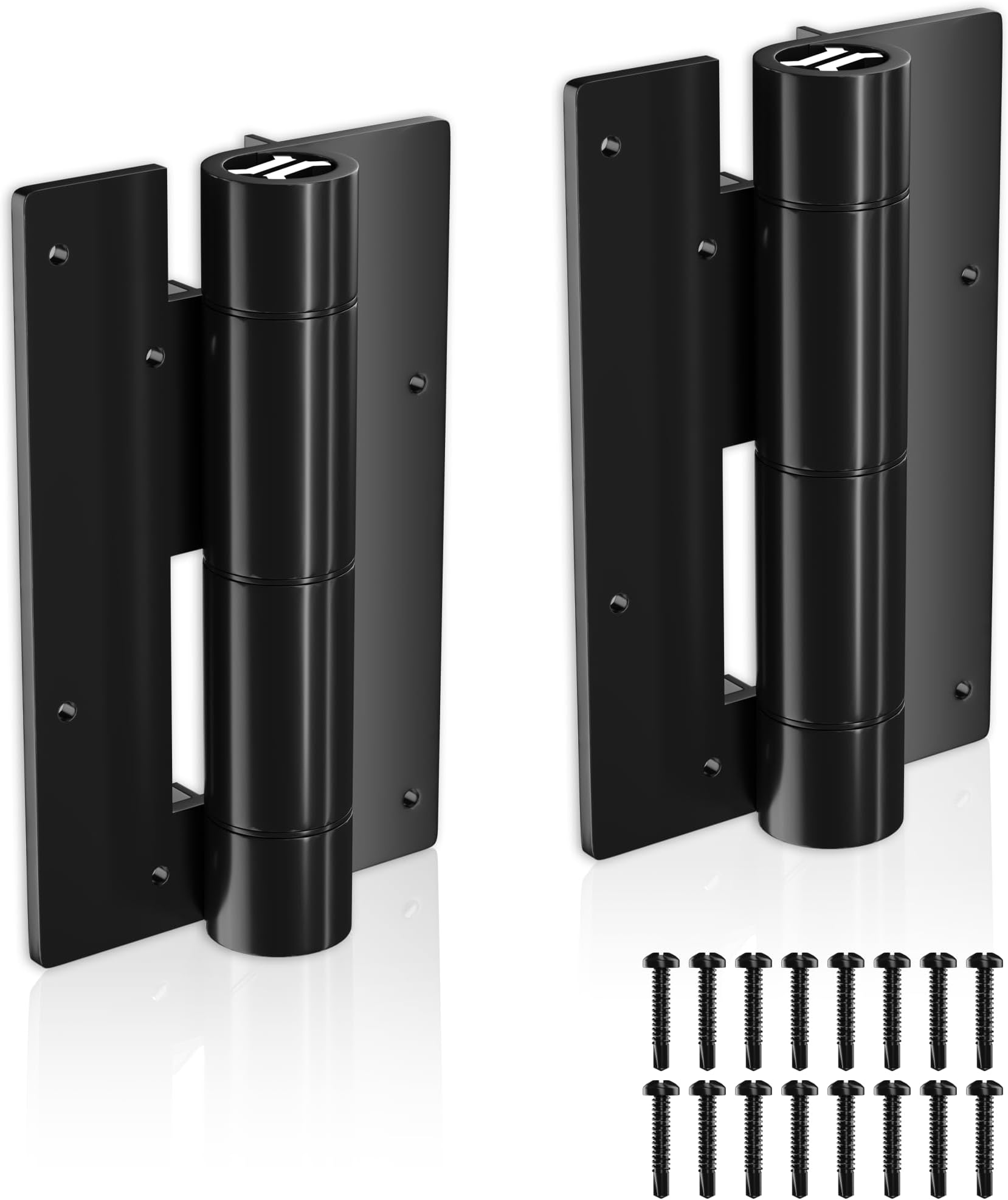 Amazon.com: Mammoth 180° Gate Hinge Self-Closing Aluminium Silver ...