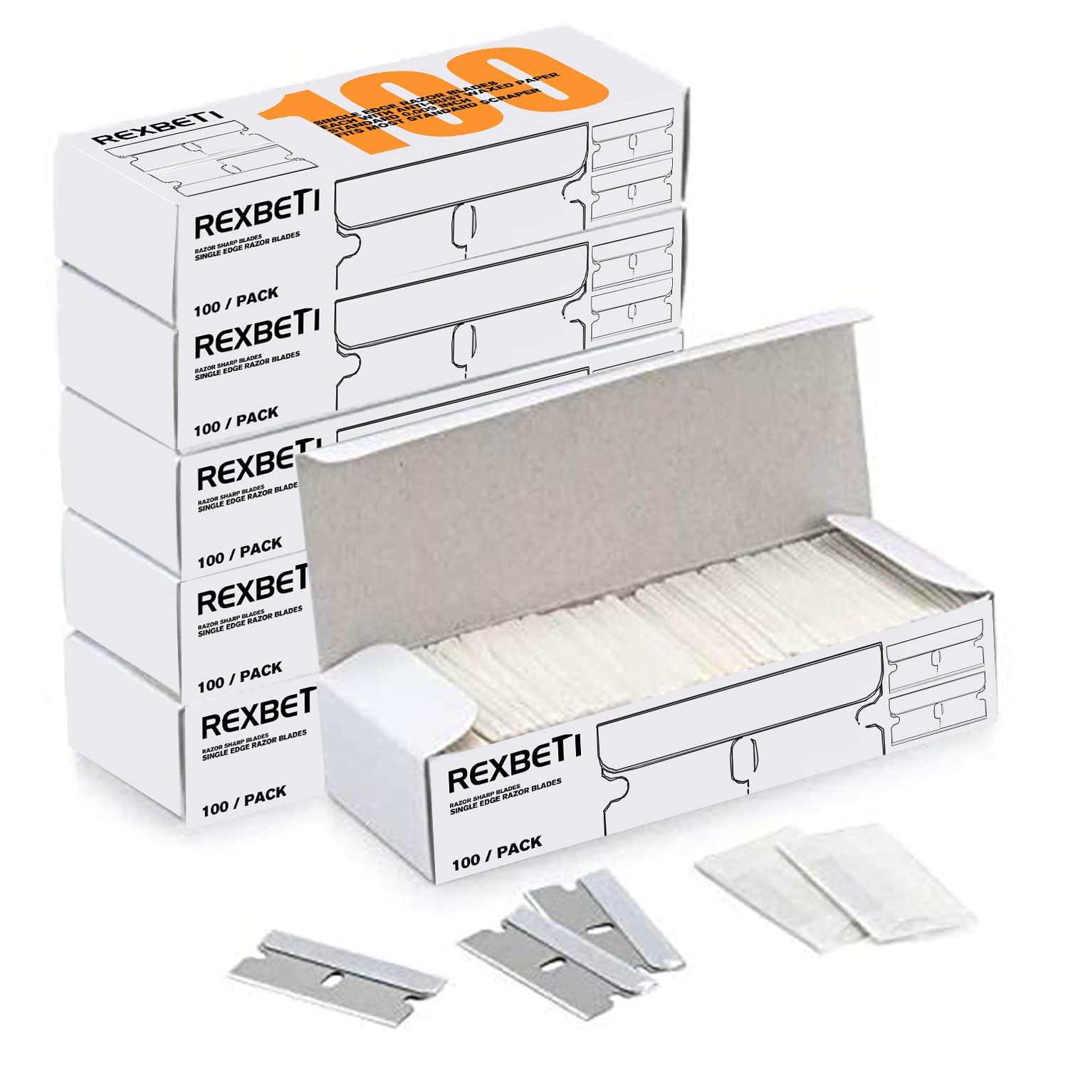 Snapklik.com : 600PCS Single Edge Razor Blades, Industrial Razor Blades ...