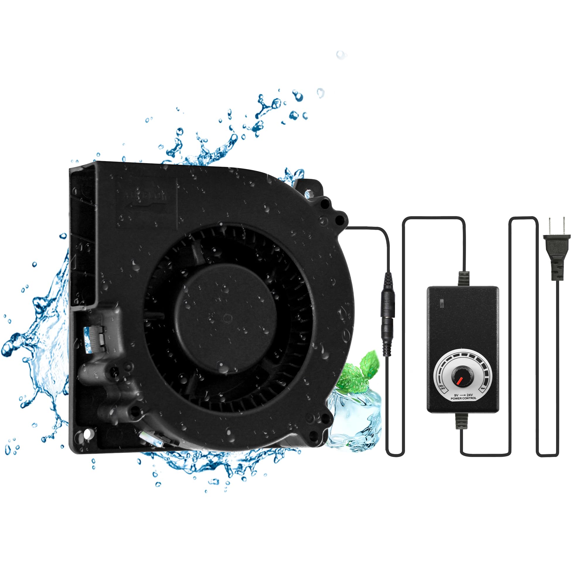 Snapklik.com : 120mm DC Moisture-Proof Small Blower Fan High Speed ...