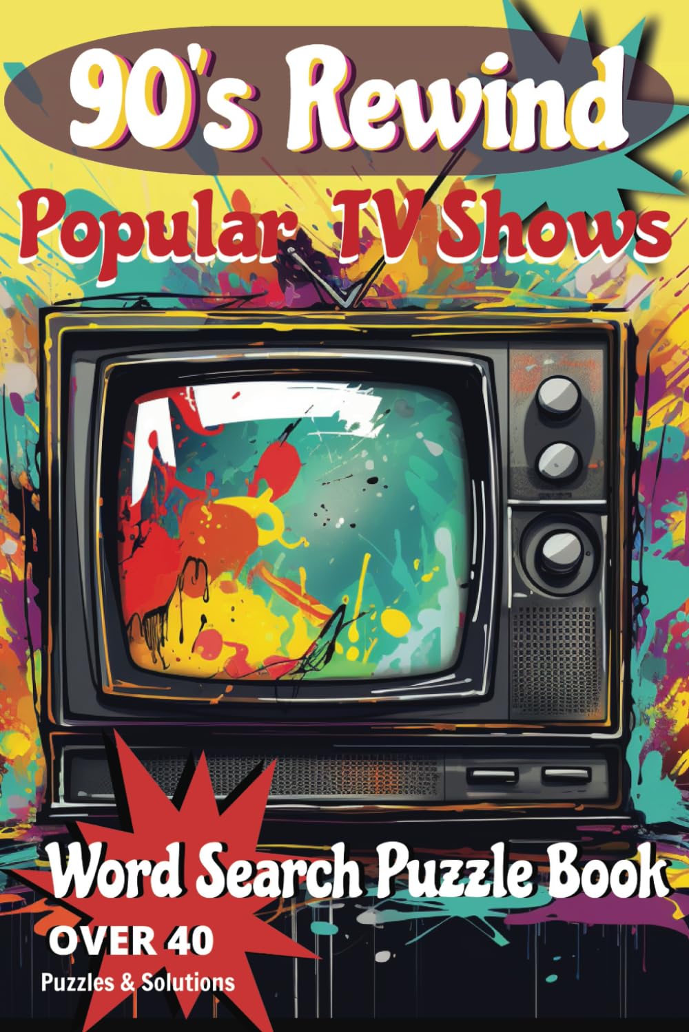 90's Rewind: Popular TV Shows Word Search Puzzles Book: Group, The ...