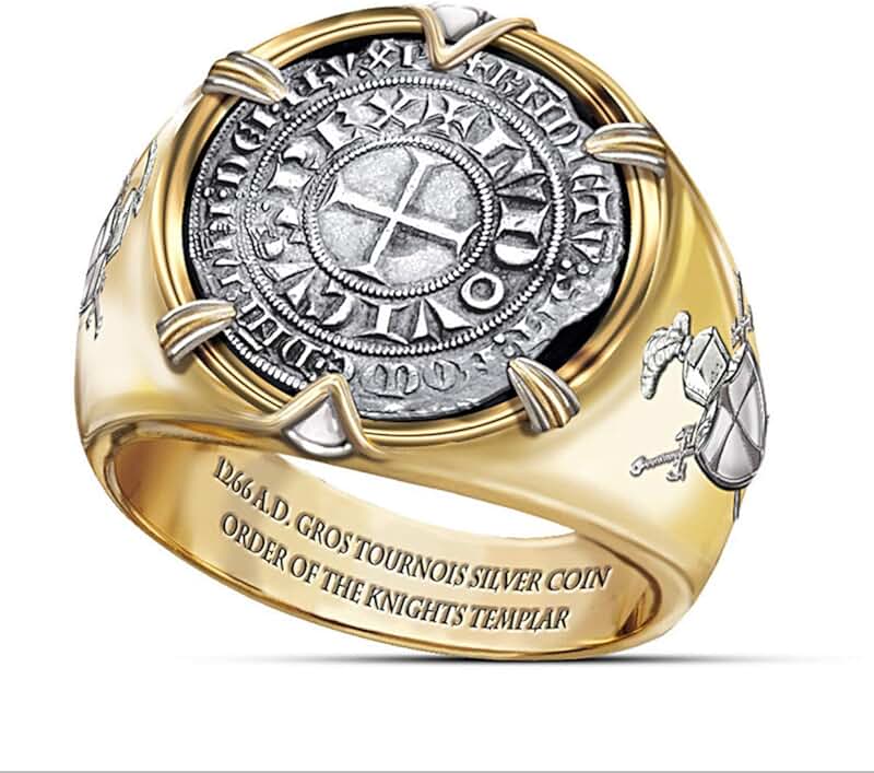 Amazon.com: knights templar rings for men