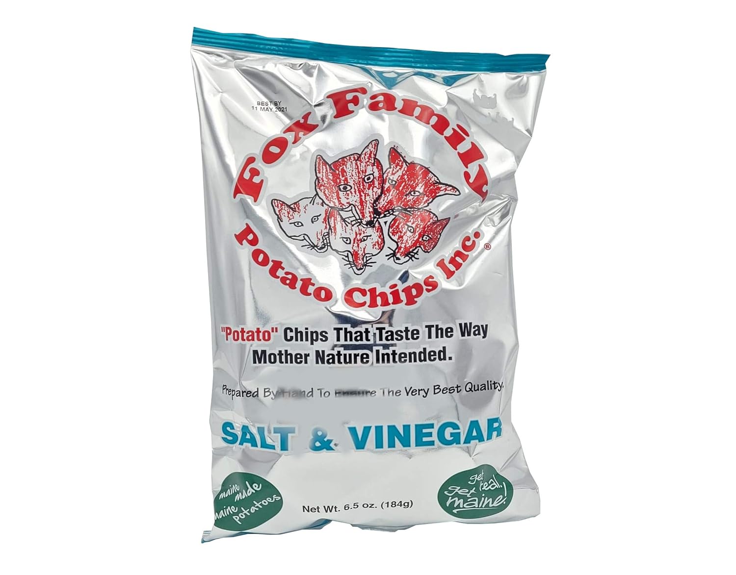 Amazon.com: Fox Family Potato Chips, 6.5oz, Made in Maine - Gluten Free ...
