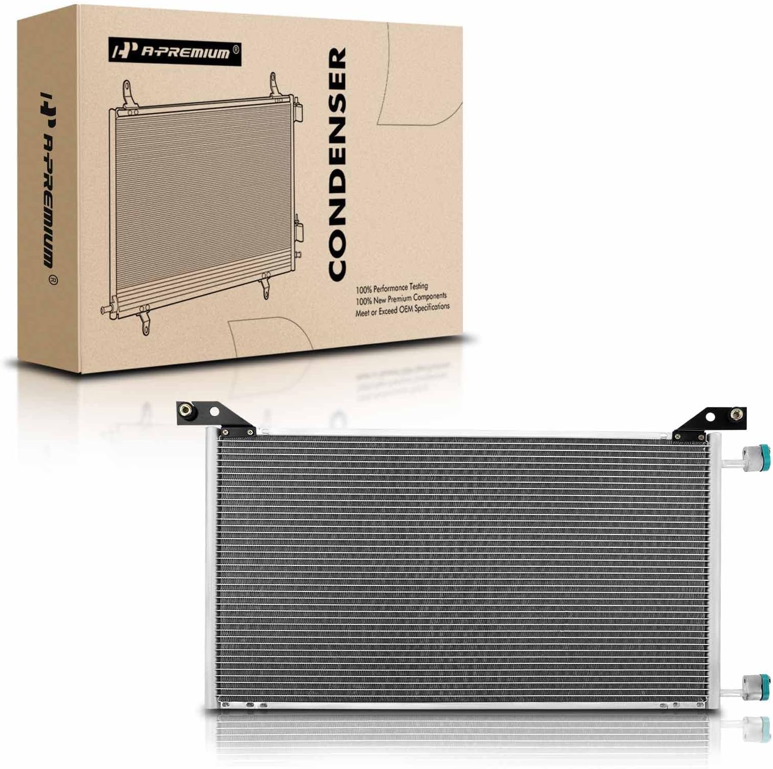 A-Premium Air Conditioning A/C Condenser Compatible with Cadillac ...