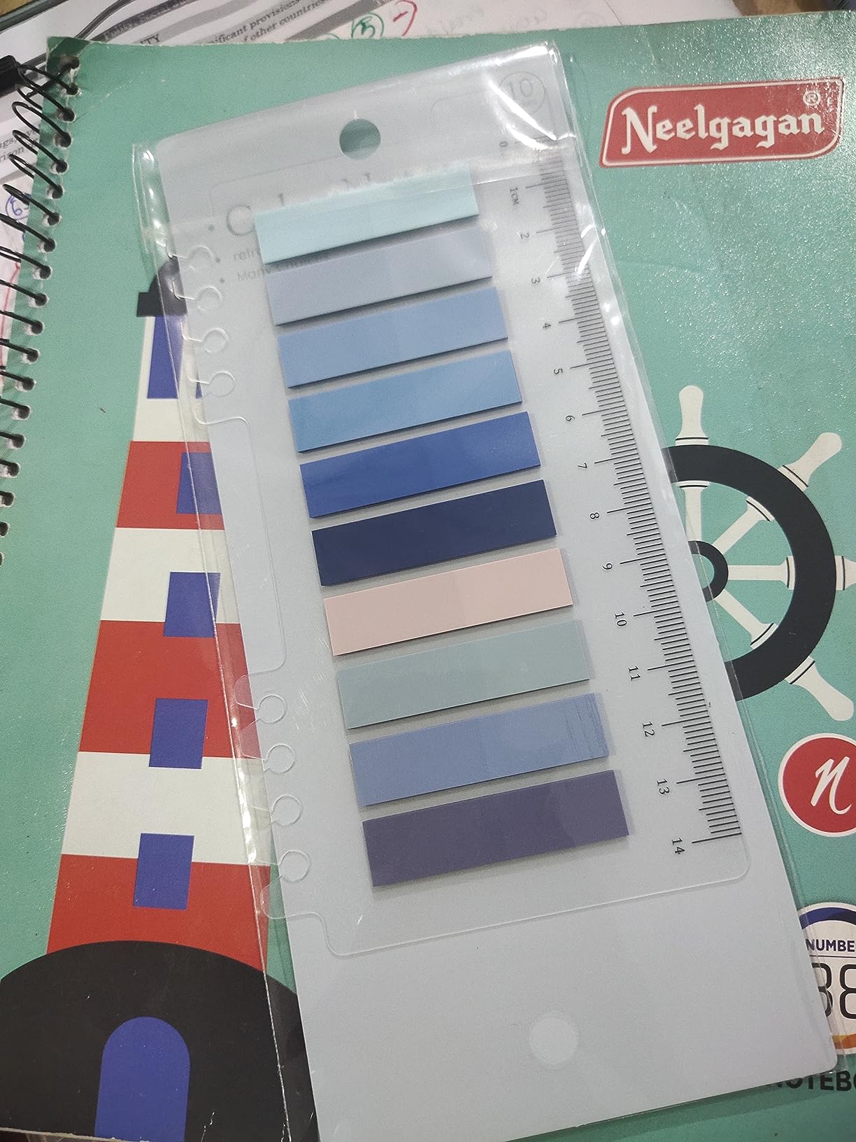 200 Pcs Sticky Tabs Index Tabs Book Tabs Transparent Sticky Notes ...