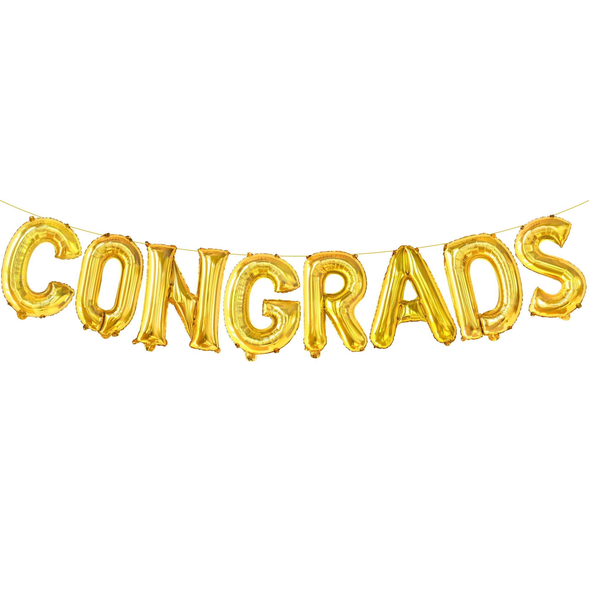 Amazon.com: KatchOn, Gold Congrats Balloon - 16 Inch | Gold Congrats ...