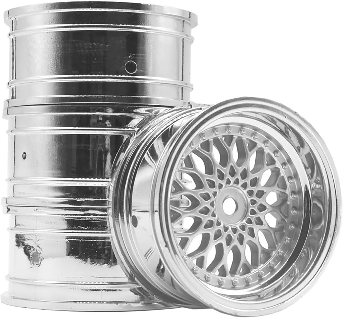 Amazon.com: WONFAST 4PCS 52mm Diameter Plastic Plating Wheel Rims Hex ...