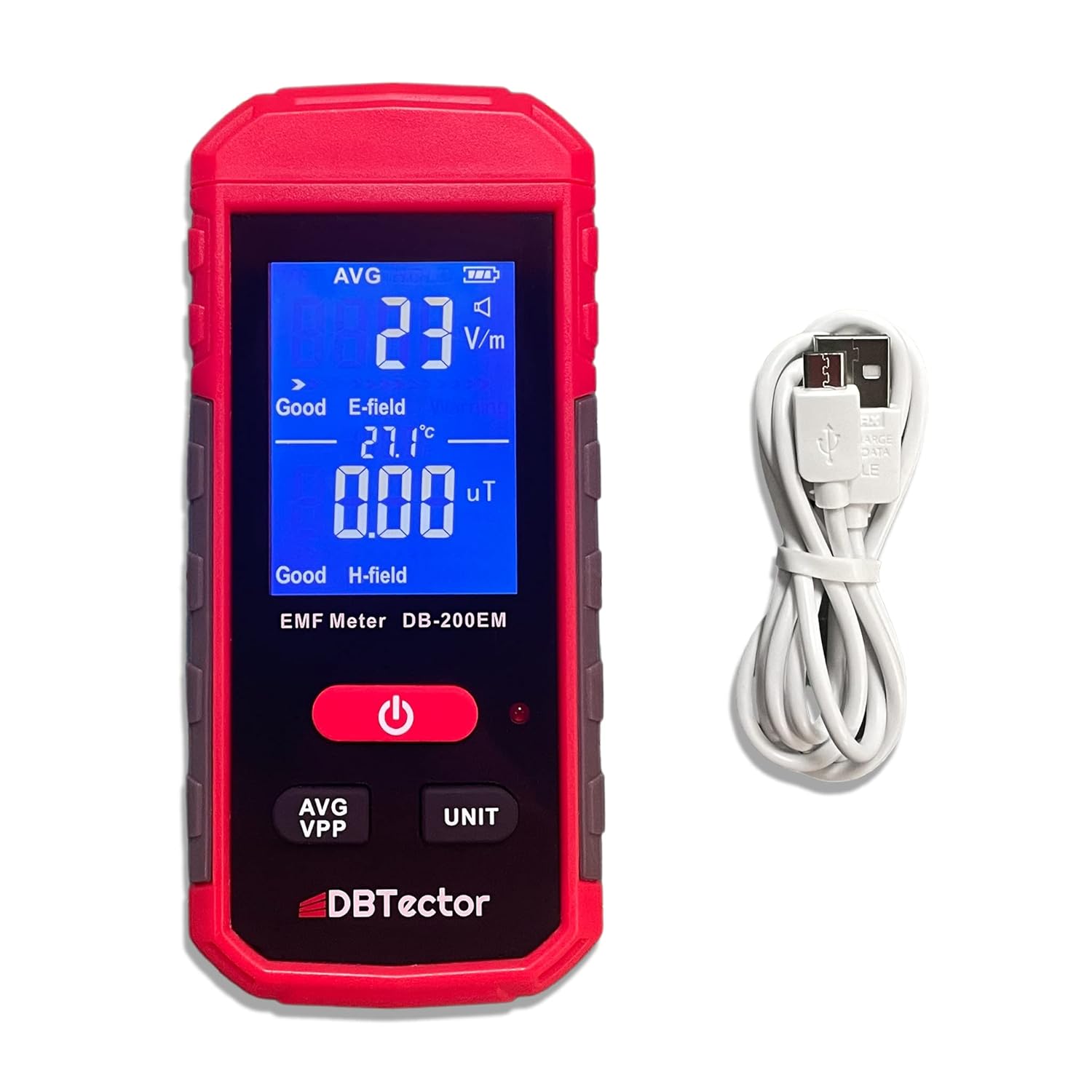 DBTector EMF Meter Electric and Magnetic Field Meter Detect Radiation from Appliances, Computers ...