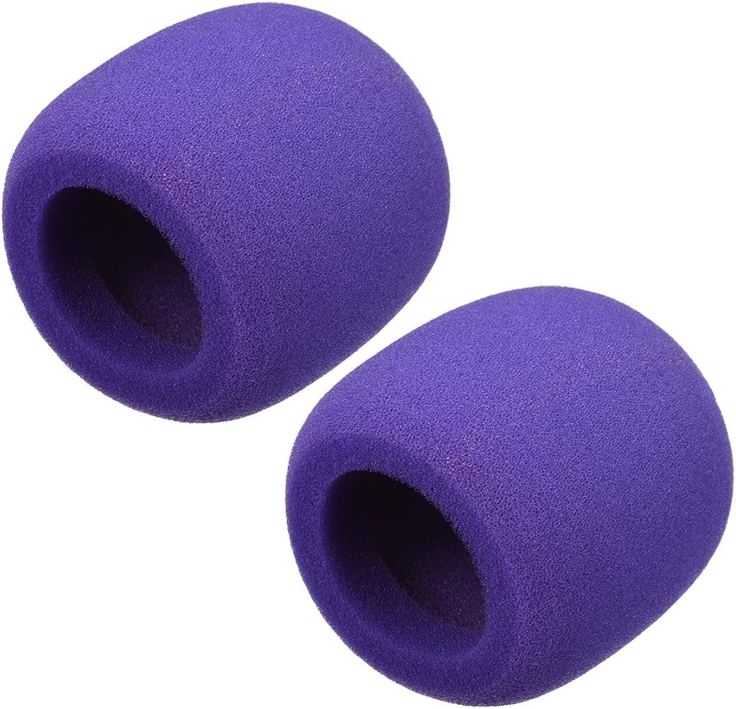 Amazon.com: uxcell 2PCS Thicken Ball-Type Sponge Foam Mic Cover ...